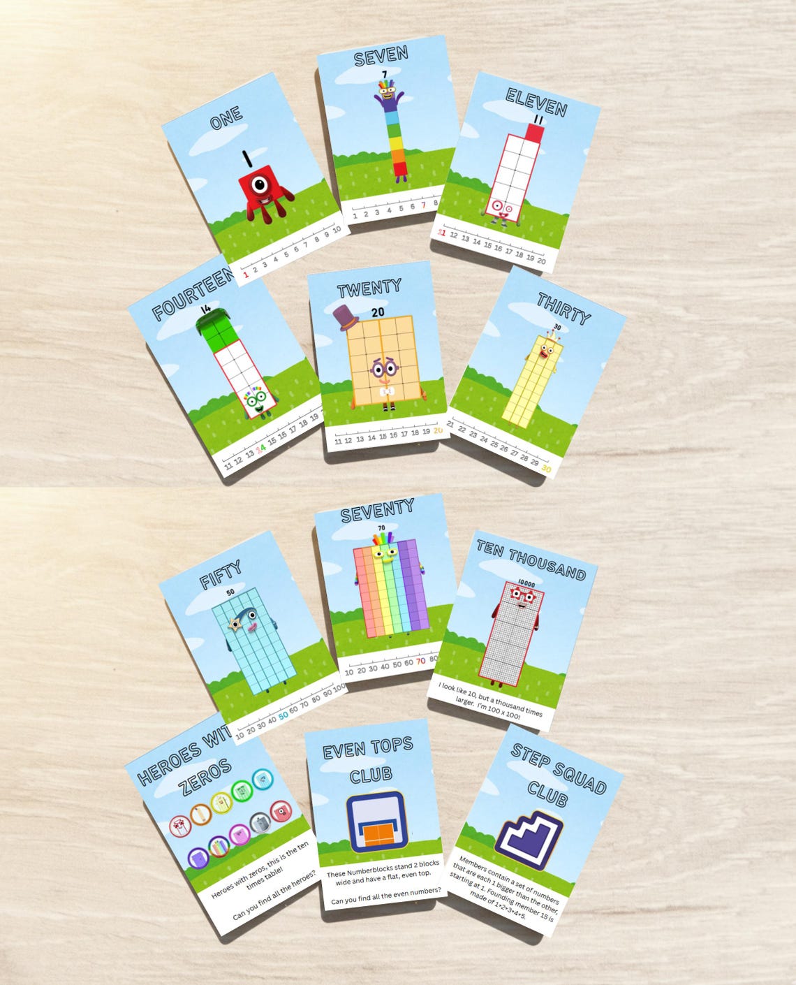 Numberblocks Flashcards | Math Resource | Number Literacy (DIGITAL ...