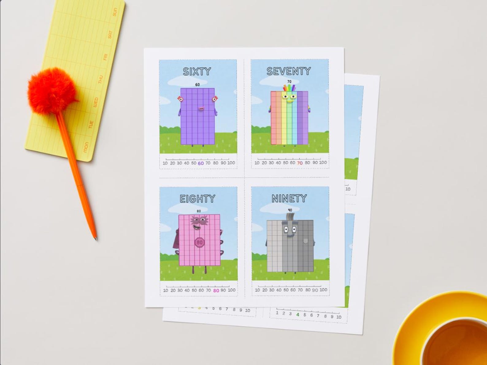 Numberblocks Flashcards | Math Resource | Number Literacy (DIGITAL ...