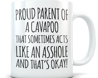 Funny Cavapoo Gift Funny Cavapoo Mug Cavapoo Dad Cavapoo - Etsy