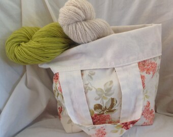 Knitting project bag | Etsy