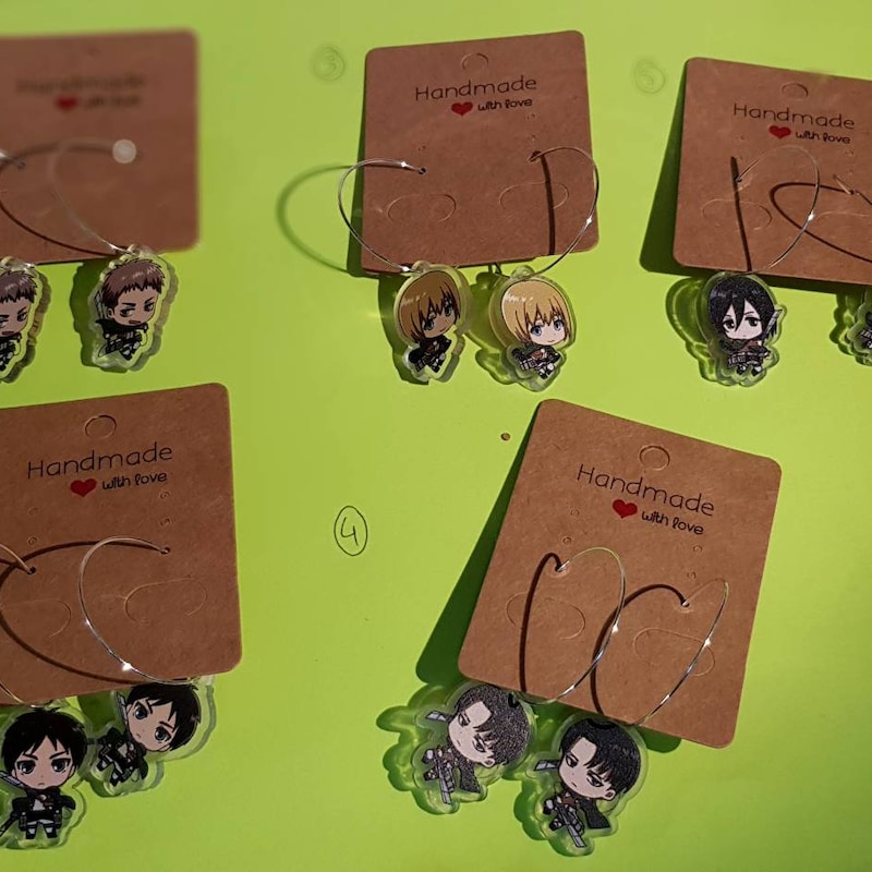 Anime Earrings - Etsy
