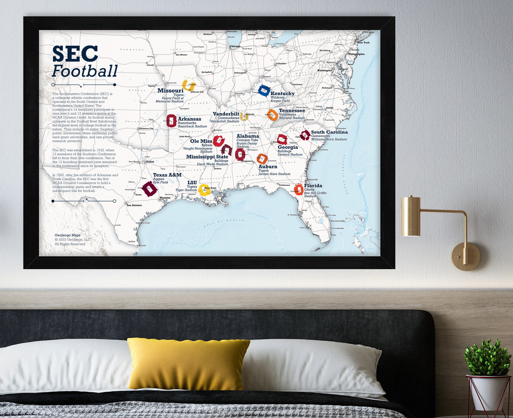 Sec Conference Map