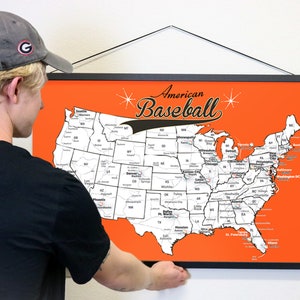 Baseball Stadium Map San Francisco Giants Poster or Framed - Etsy
