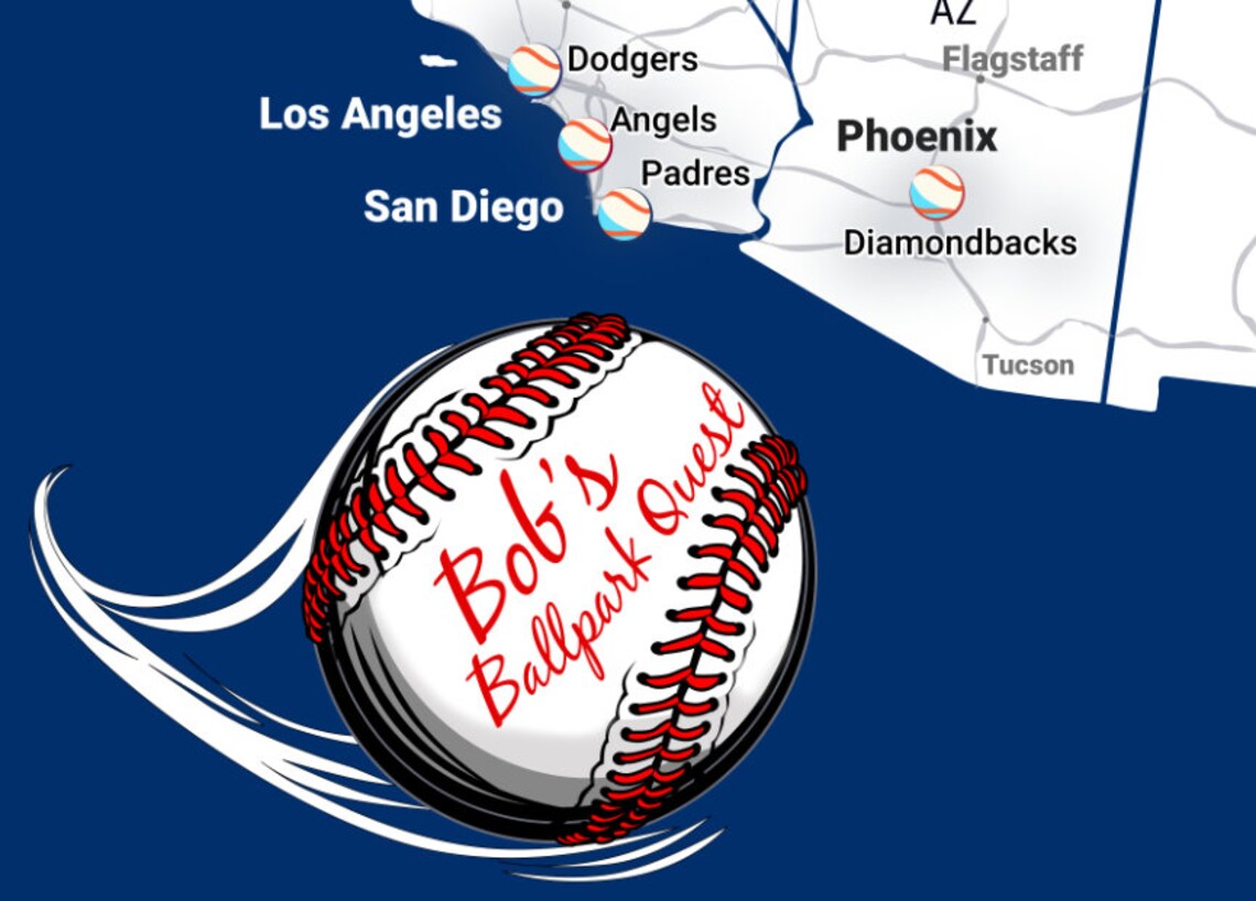 Baseball Stadium Map Chicago Cubs Poster or Framed Pin Map - Etsy