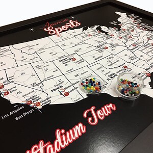 Football and Baseball Stadium Map: Baseball Park Pin Map |football ...