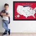 Baseball Stadium Map Boston Red Sox Ballparks Sports Map - Etsy