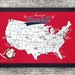 Baseball Stadium Map Boston Red Sox Ballparks Sports Map - Etsy
