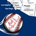 Baseball Map Los Angeles Dodgers Ballparks Sports Map - Etsy