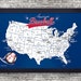 Baseball Stadium Map Chicago Cubs Poster or Framed Pin Map - Etsy