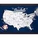 Baseball Stadium Map, San Diego Padres - Poster or Framed Pin Map ...