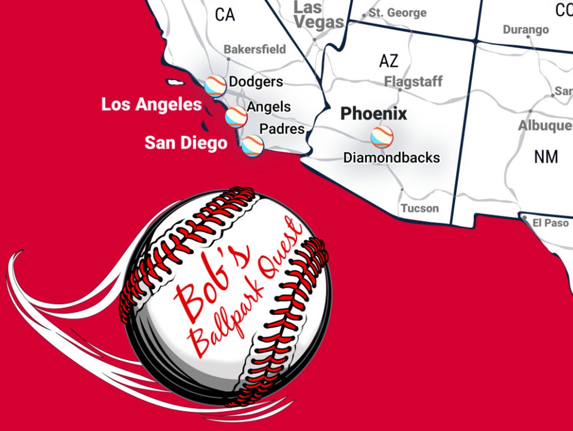 Baseball Map, Cleveland Guardians- Poster or Framed Pin Map, Ballparks ...