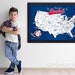 Baseball Map Los Angeles Dodgers Ballparks Sports Map - Etsy