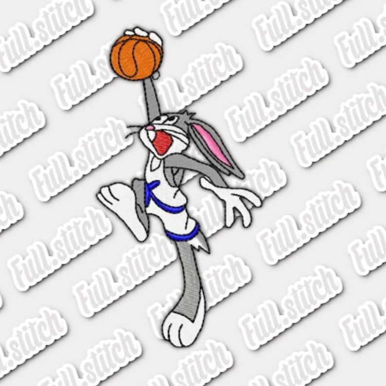 Cartoon Machine Embroidery Design Bugs Bunny Pattern Design for Kids - Etsy