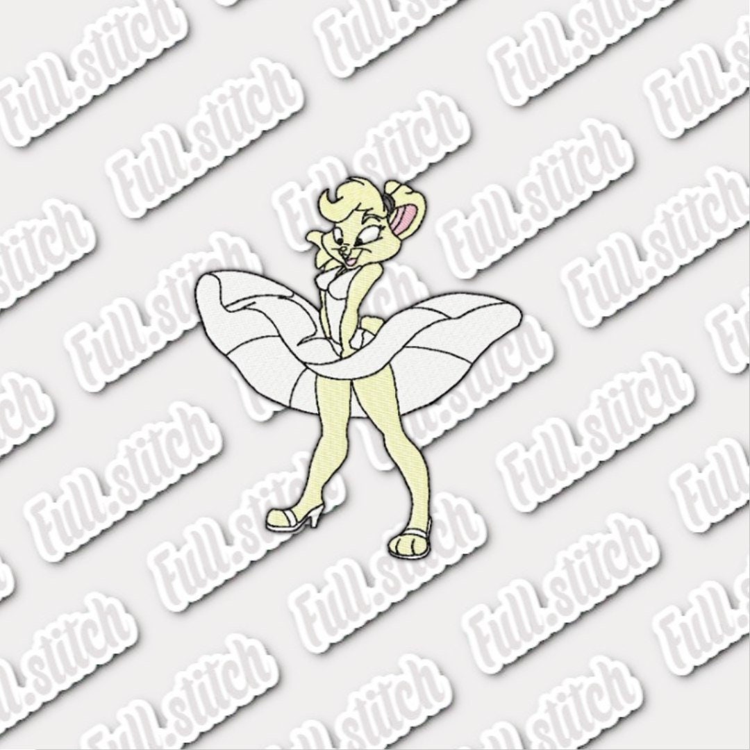 Girl Banny Embroidery Design, Cartoon Hoodies Embroidery Machine Design ...