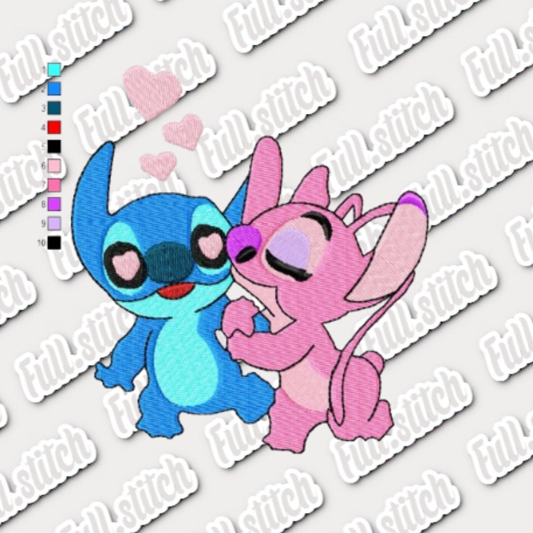 Stitch Embroidery Design, Customized Сouples Embroidery Machine Design ...