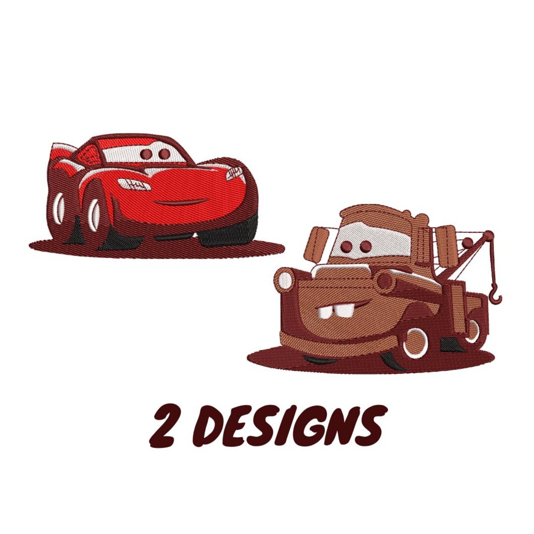 Racecar and Tow Truck Designs, Kids Embroidery Pattern, Instant ...