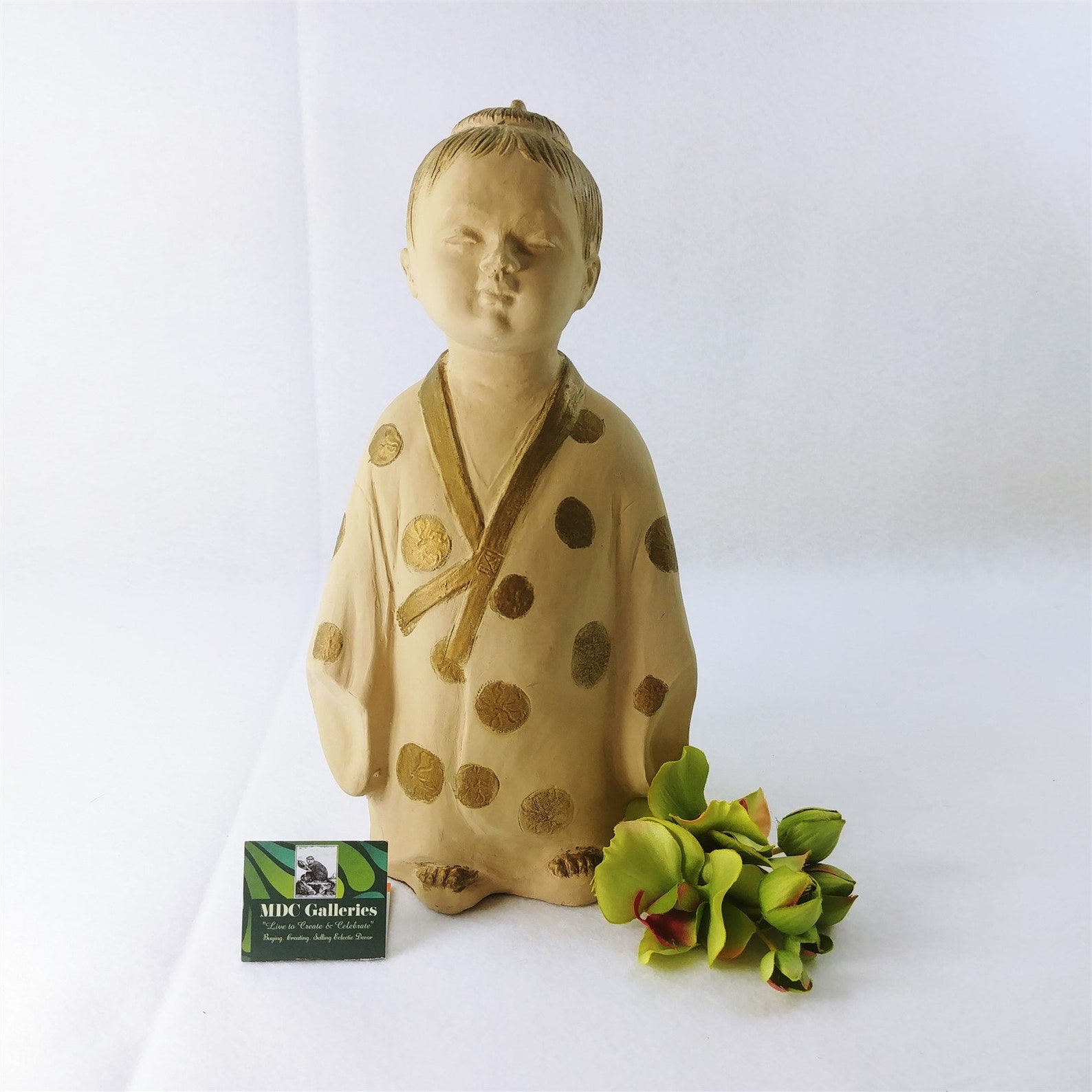 Japanese Asian Male Figurine Sculpture Dressed in Kimono - Etsy