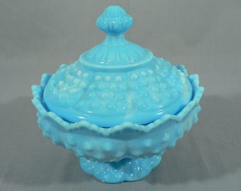 Fenton candy dish | Etsy