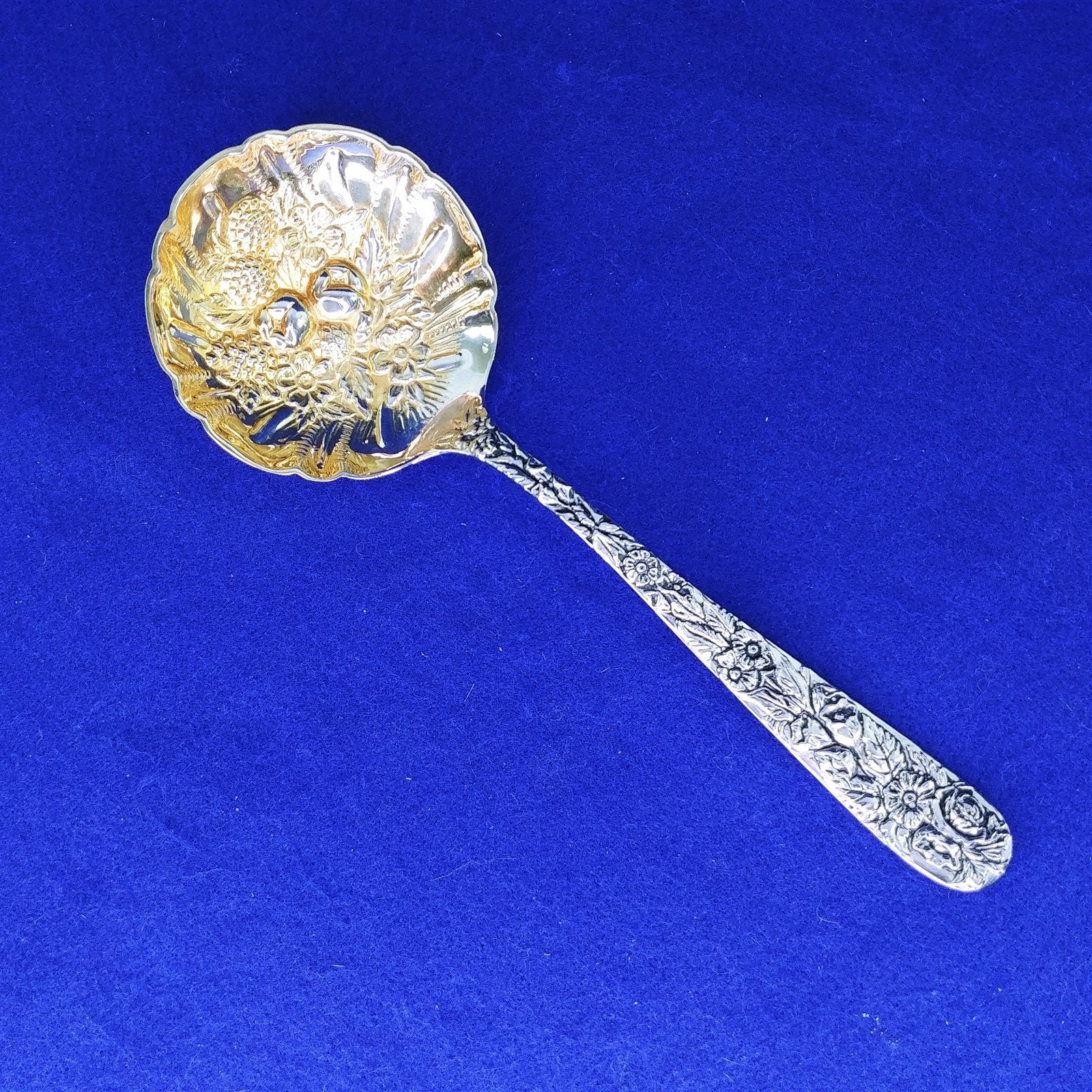 cheapest wholesalers Godinger Serving Spoon Gold Washed Spoon Rose ...