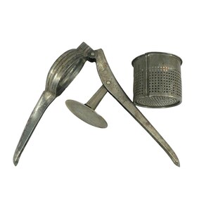Potato Ricer Juicer Hand Press Masher Metal Primitive Vintage - Etsy