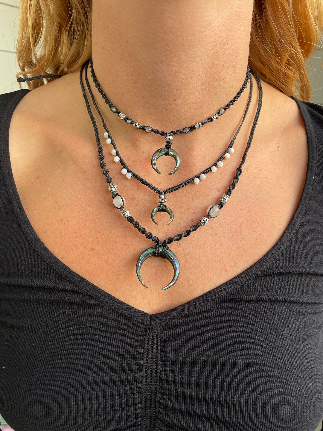 Abalone Season of the Witch Necklaces - Etsy