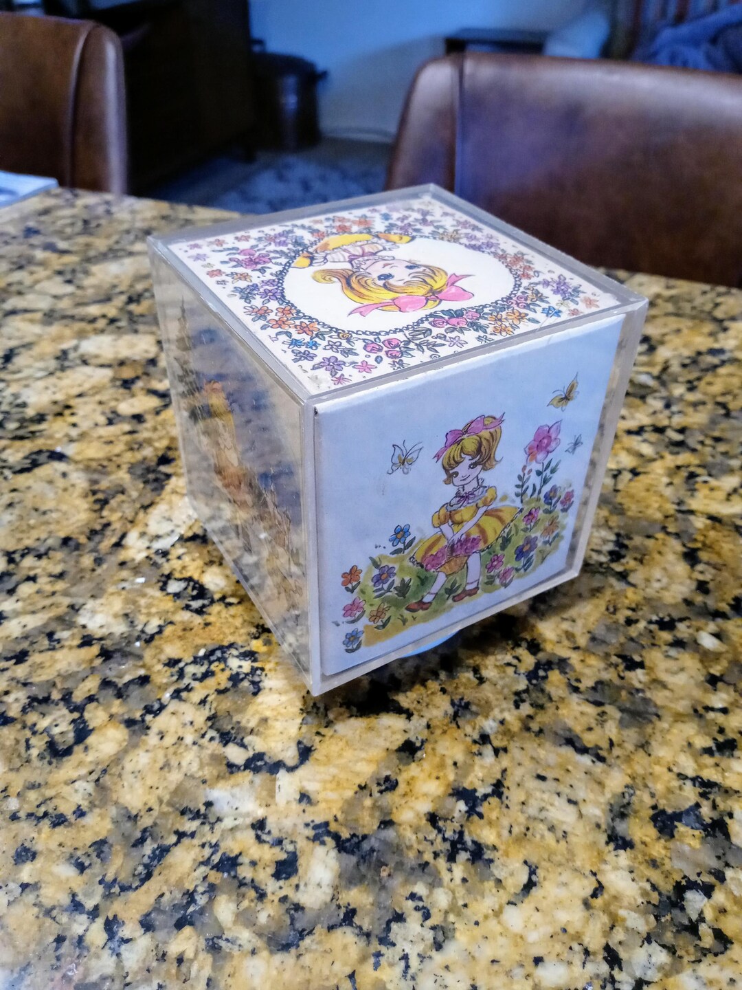 Vintage Music Box Plays where Do I Begin, love Story Theme Song. Photo ...