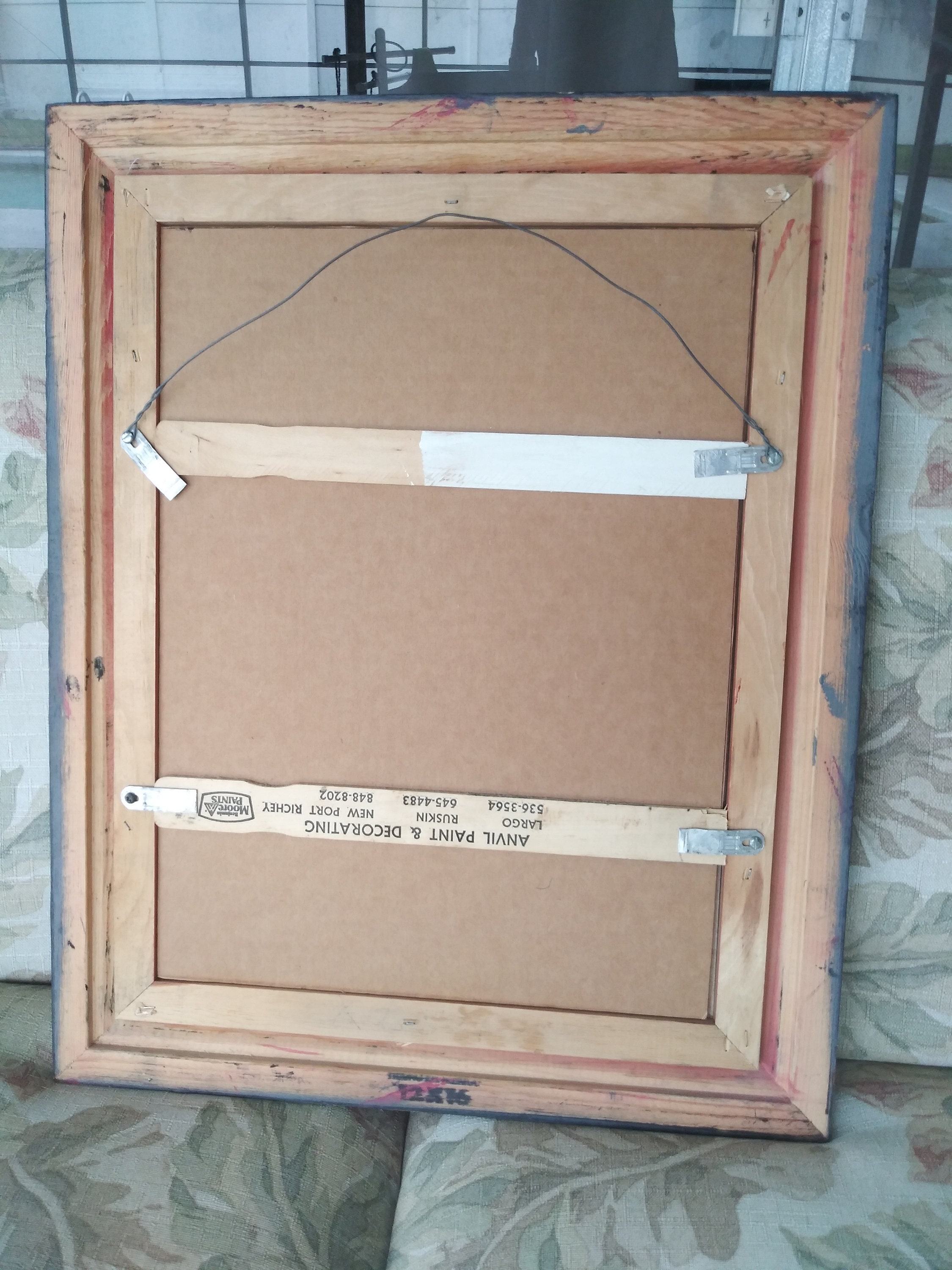 Framed Primitive Folk Art Print N. Schneeman Artist. Girl - Etsy