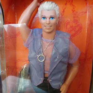 Vintage Dolls, Earring Magic Ken in Box. Alternative Lifestyle Ken With ...