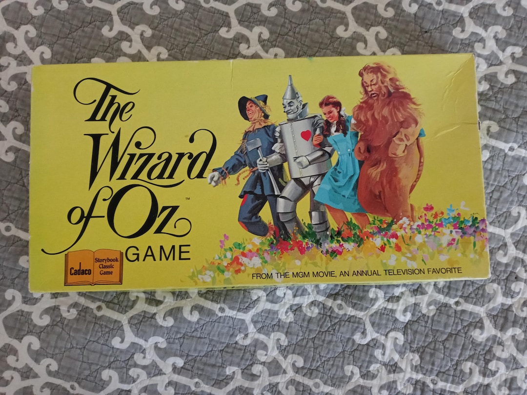 Vintage the Wizard of Oz Board Game. - Etsy