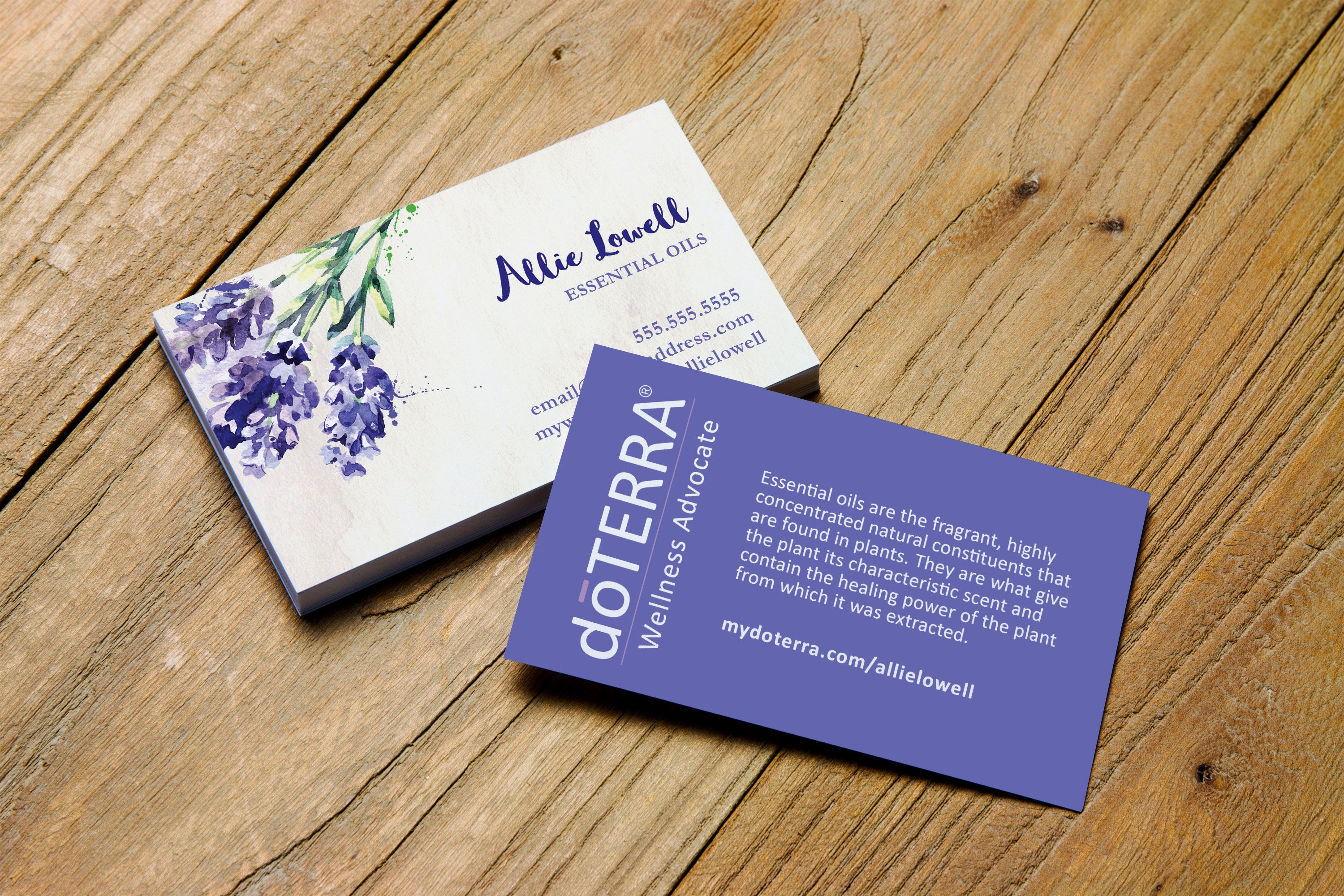 Doterra Business Cards Vistaprint