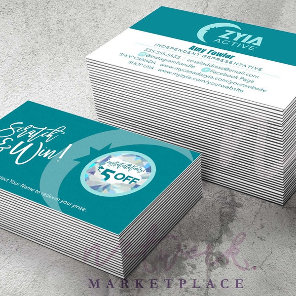 Business Scratch off Cards - Etsy