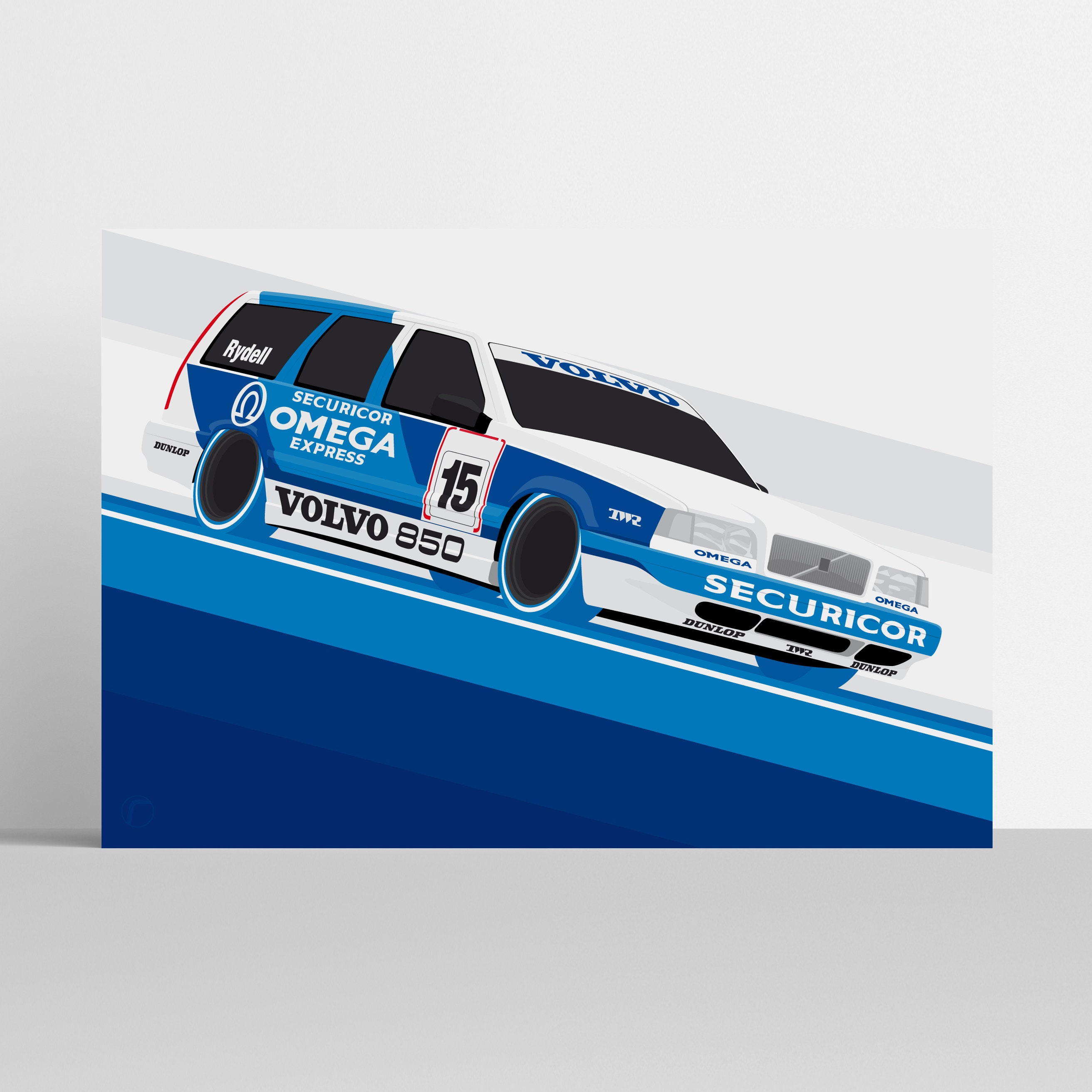 Volvo 850 Racing | Rydell - Etsy UK