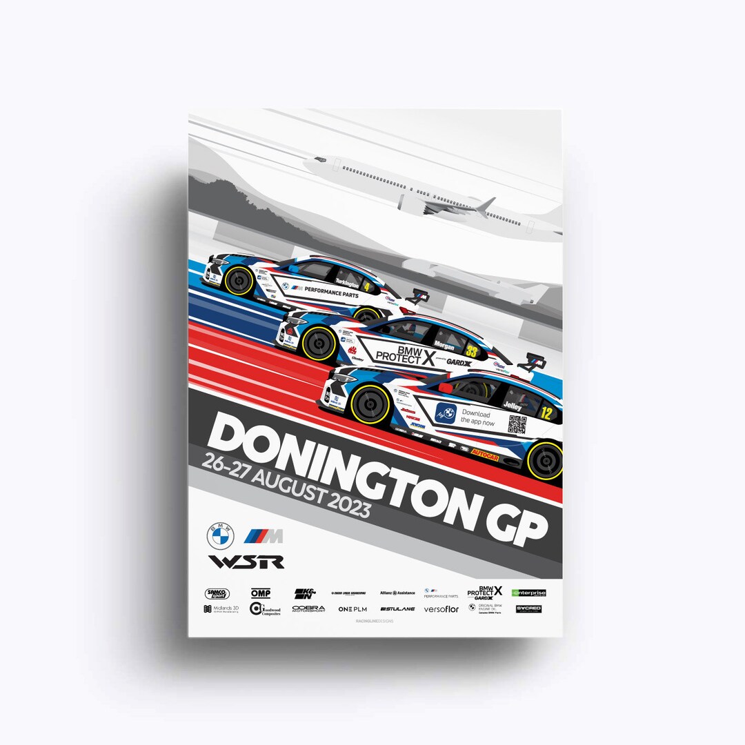 West Surrey Racing L Donington Race Poster 2023 - Etsy