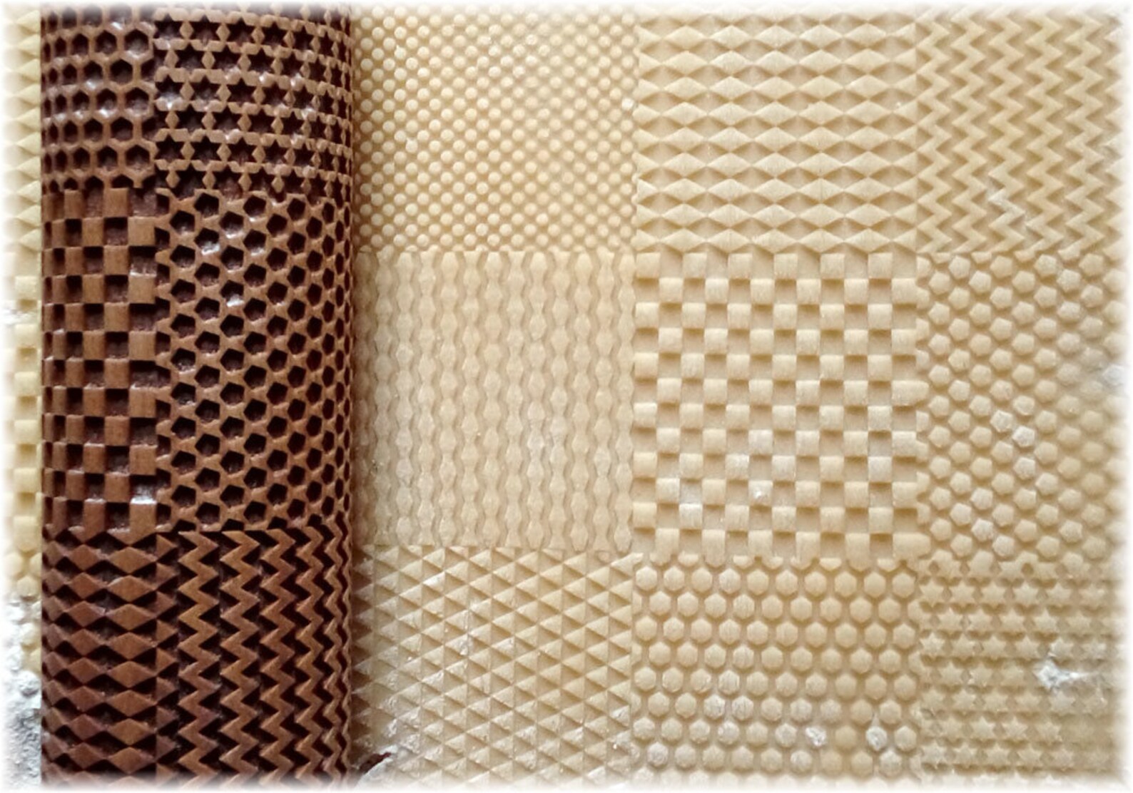 GEOMETRIC Patterns Laser Engraved Wooden Rolling Pin - Etsy