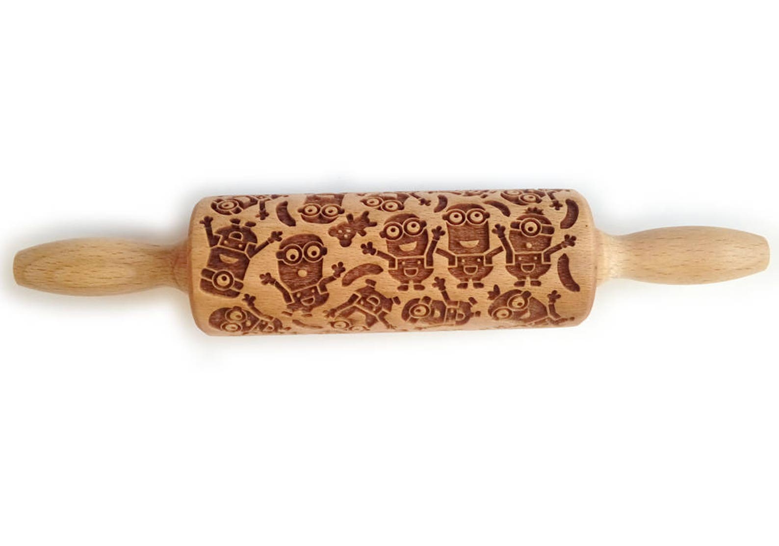 Happy Children, Wooden Roller Engraved, Embossing Cookies, Gift ...