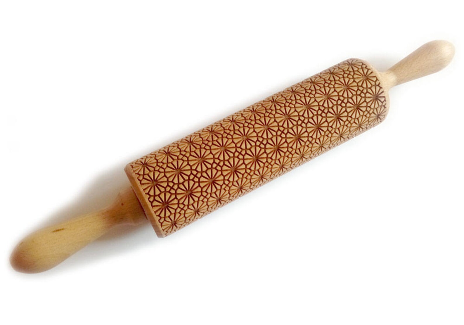 DELICATE ORNAMENT, Wooden Rolling Pin,embossed Rolling Pin, Laser ...