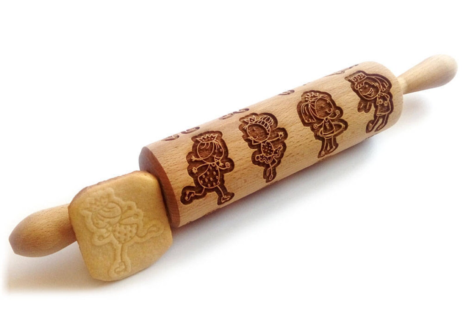 Princess,engraved Rolling Pin, Embossing Rolling Pin for Cookies ...