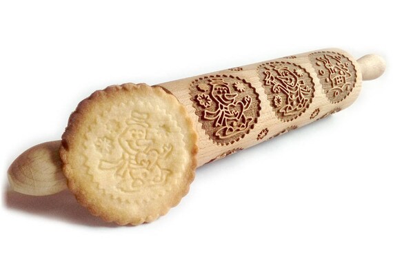 SNOWMAN CHRISTMAS Christmas Ornament Engraved Rolling Pin - Etsy
