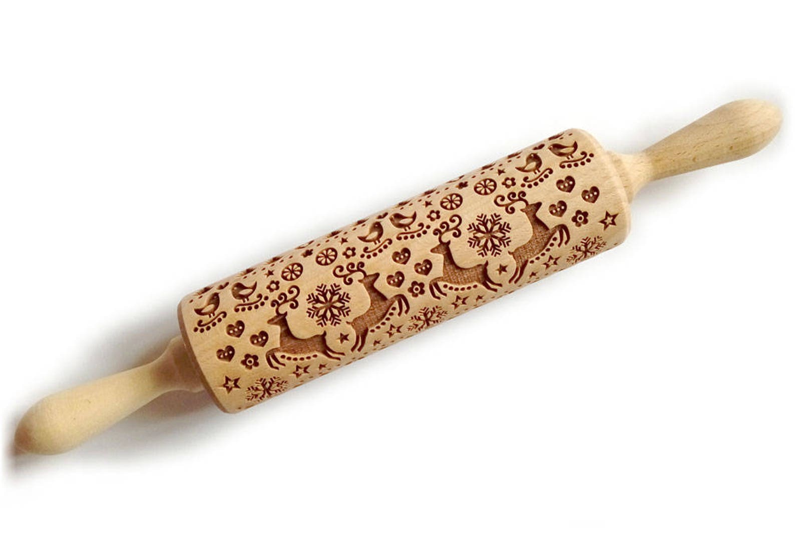 KERST deegroller SCANDINAVISCH DESIGN Kerst Ornament - Etsy Nederland