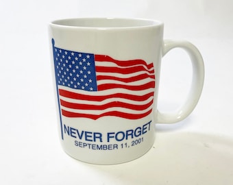 World Trade Center Mug, September 11 Mug, Never Forget Mug, September ...