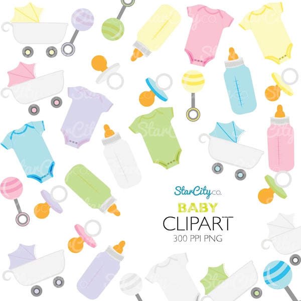Baby Shower Clip Art - Etsy