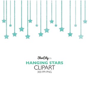 Hanging Star Clipart, Star Clipart, Star Graphics, Hanging Star ...