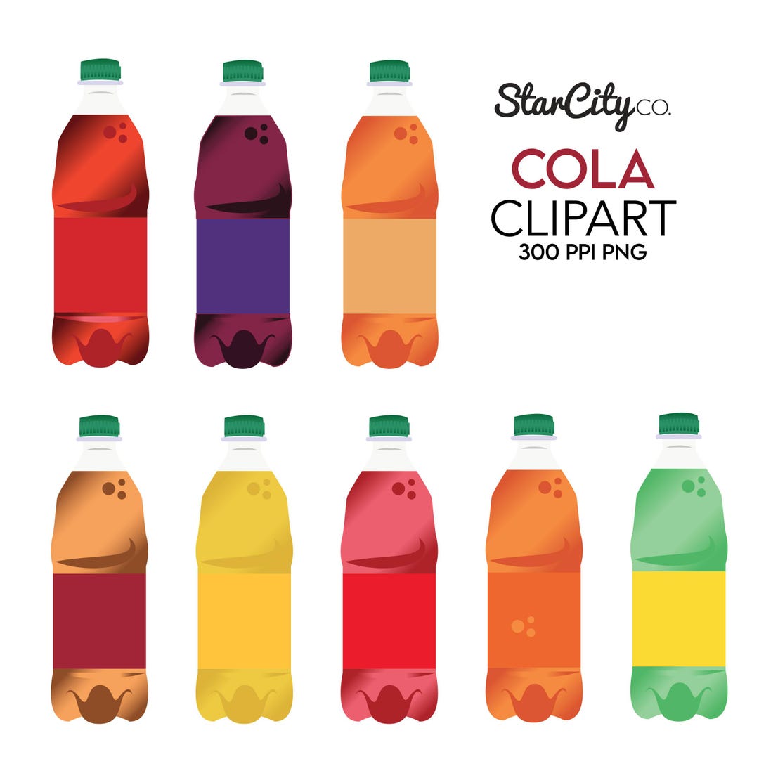 Cola Clip Art, Soda Clipart, Clipart Images, Drink PNG Files, Soda Pop ...