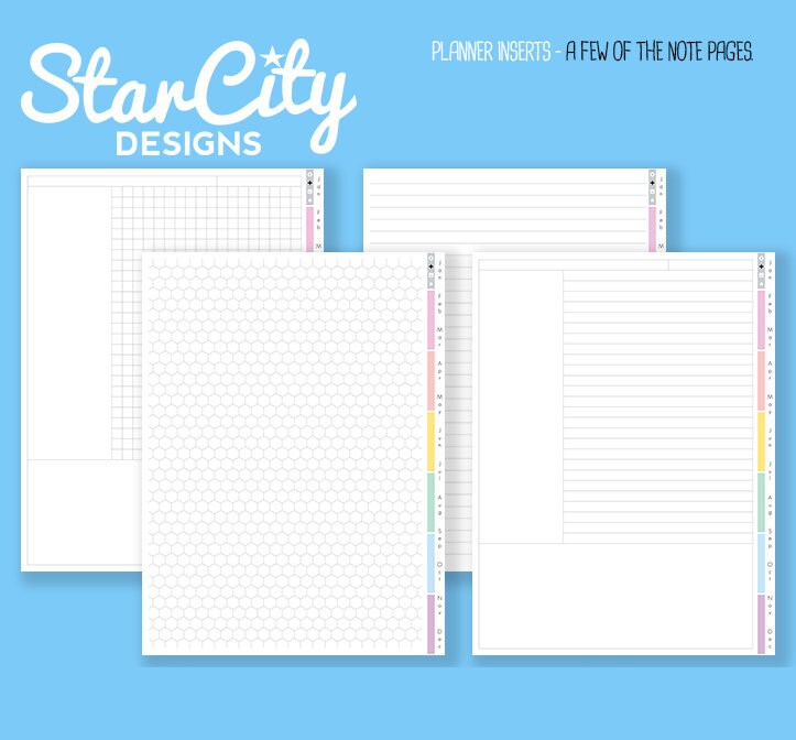 Undated Digital Planner for PDF Annoted Apps Digital Portrait - Etsy