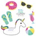 Pool Clipart, Summer Clip Art, Pool Graphics, Sunglasses Clipart, Beach ...