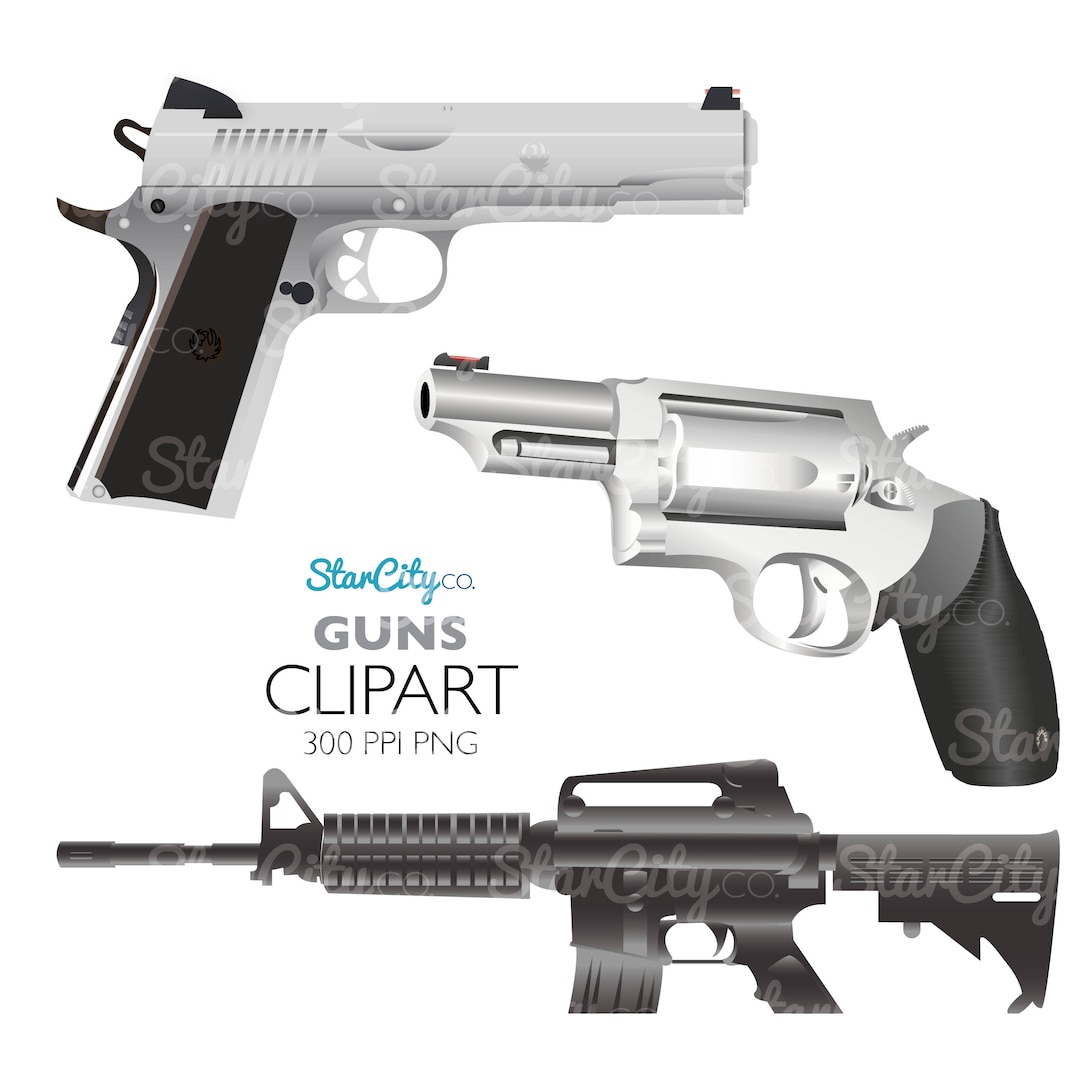 Gun Clipart, Weapon Clip Art, Gun Graphics, Firearm Clipart, Gun Clip ...