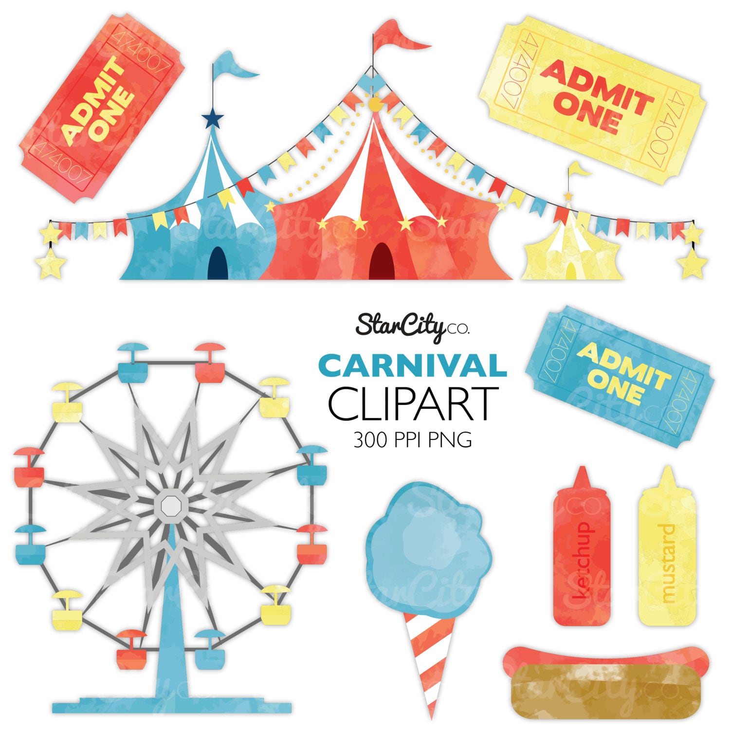 Candy Circus Clipart Images