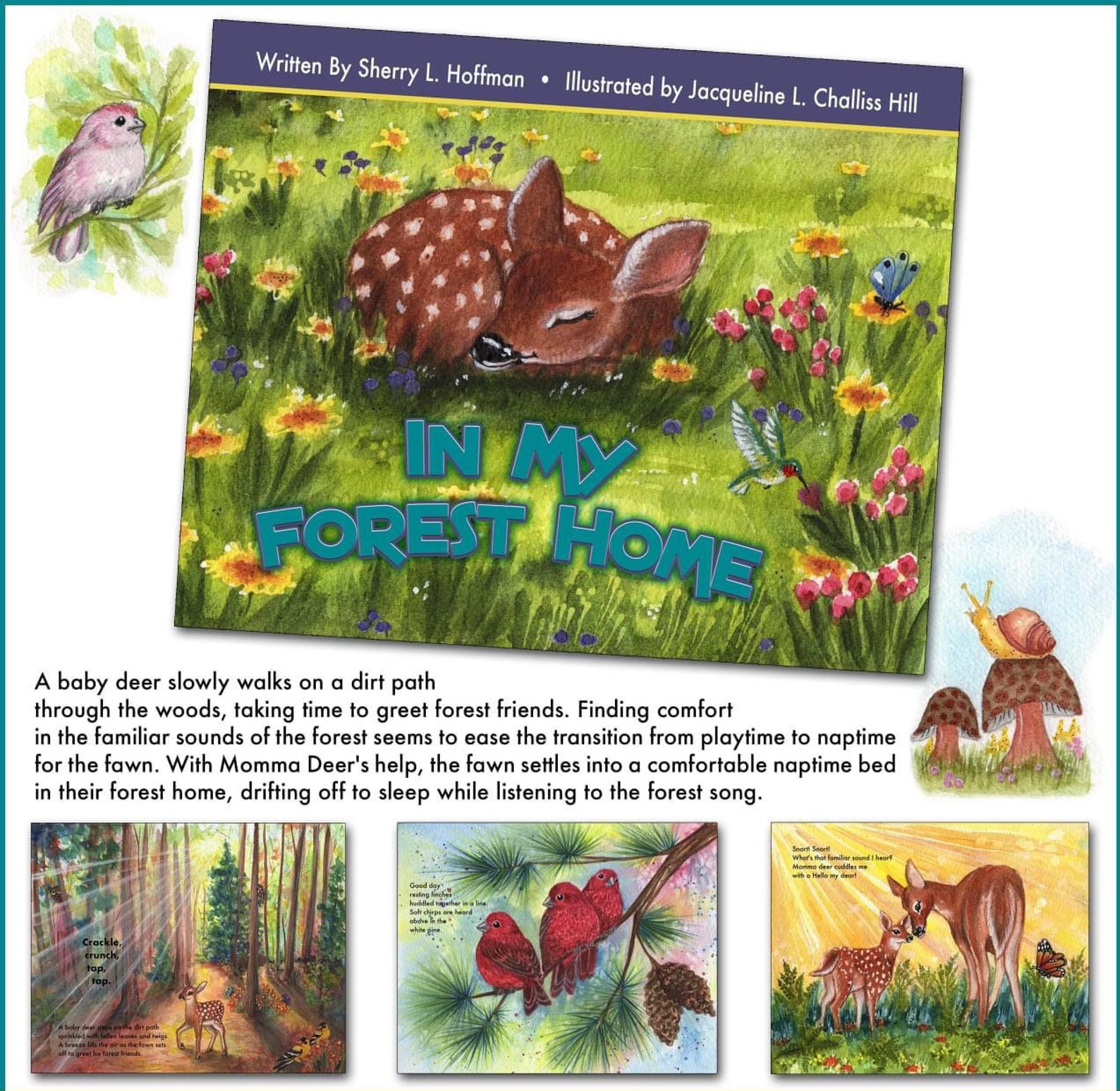 In My Forest Home ~ Children’s Story Book - Etsy