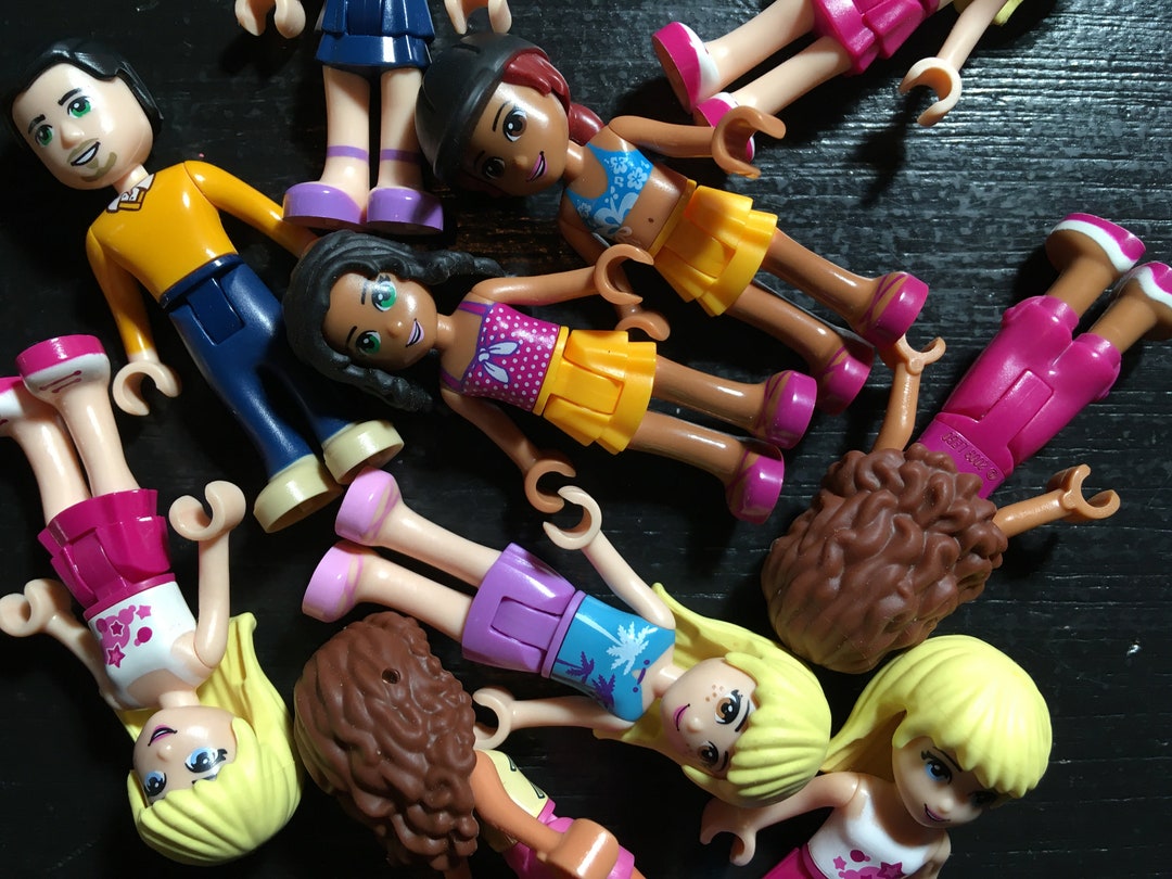 Grab-bag Lot of 5 Complete Lego Friends Minidolls (minifigs) With ...