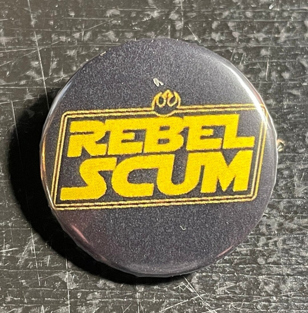 Star Wars Rebel Scum Logo Pin Button - Etsy